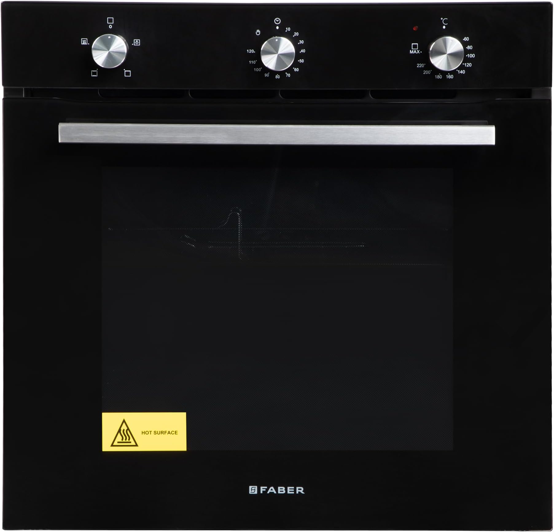 Faber 80 L Built in Oven with 4 functions (FBIO 80L 4F, Black) : Amazon ...