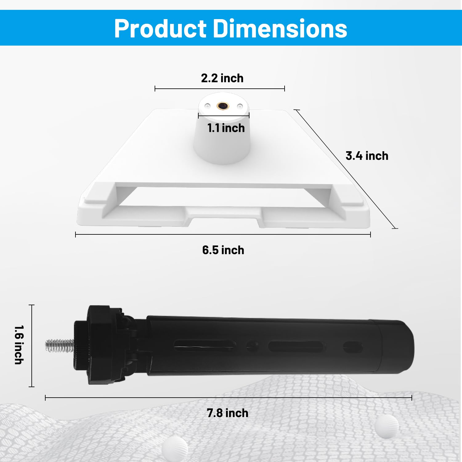 Snapklik.com : Starlink Mini Mount White And Adjustable Tripod Mounting ...