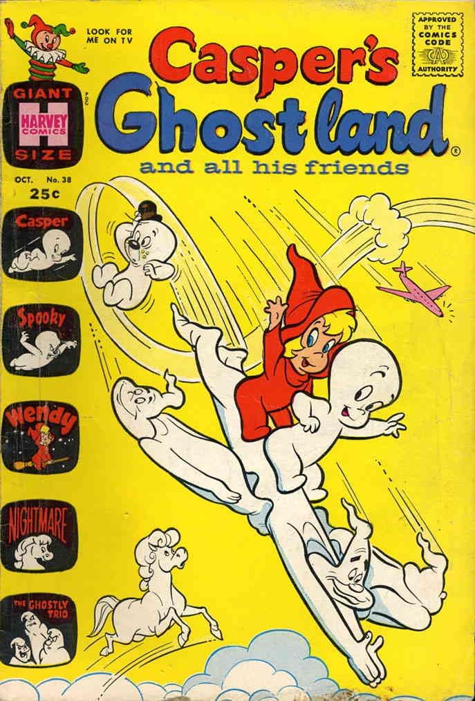 Amazon.com: Casper's Ghostland #38 VG ; Harvey comic book | All Ages ...