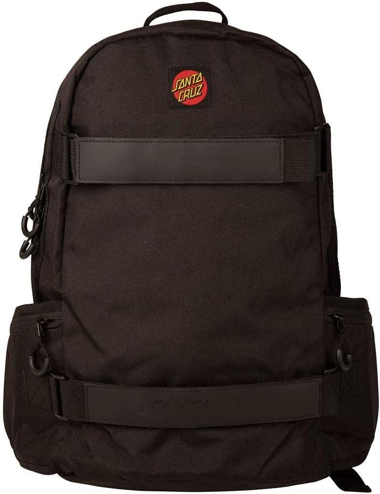 Amazon.com | Santa Cruz Classic Label Skatepack - Black, Black, One ...