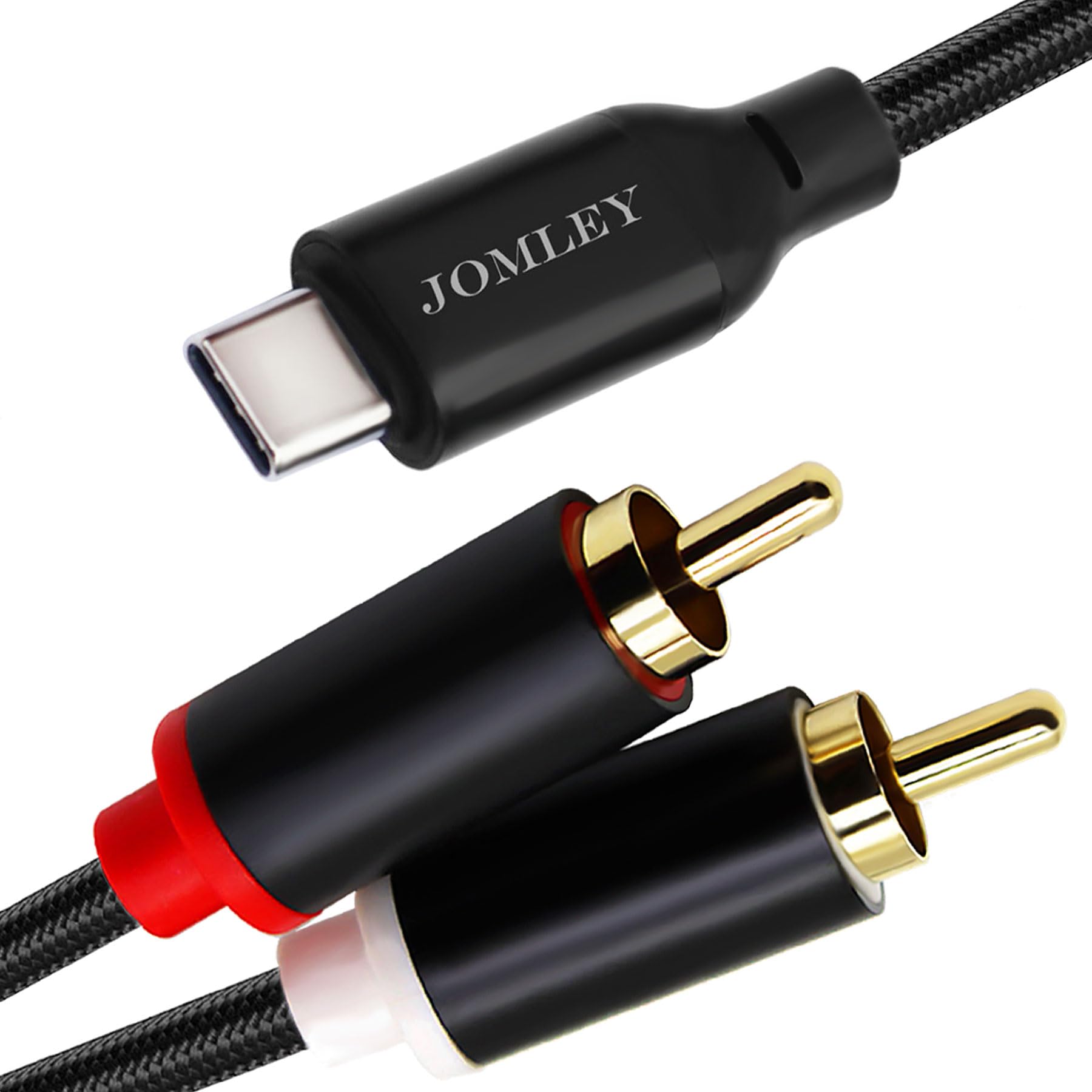 Amazon.com: JOMLEY USB C to Dual RCA Cable, RCA to USB C Splitter ...