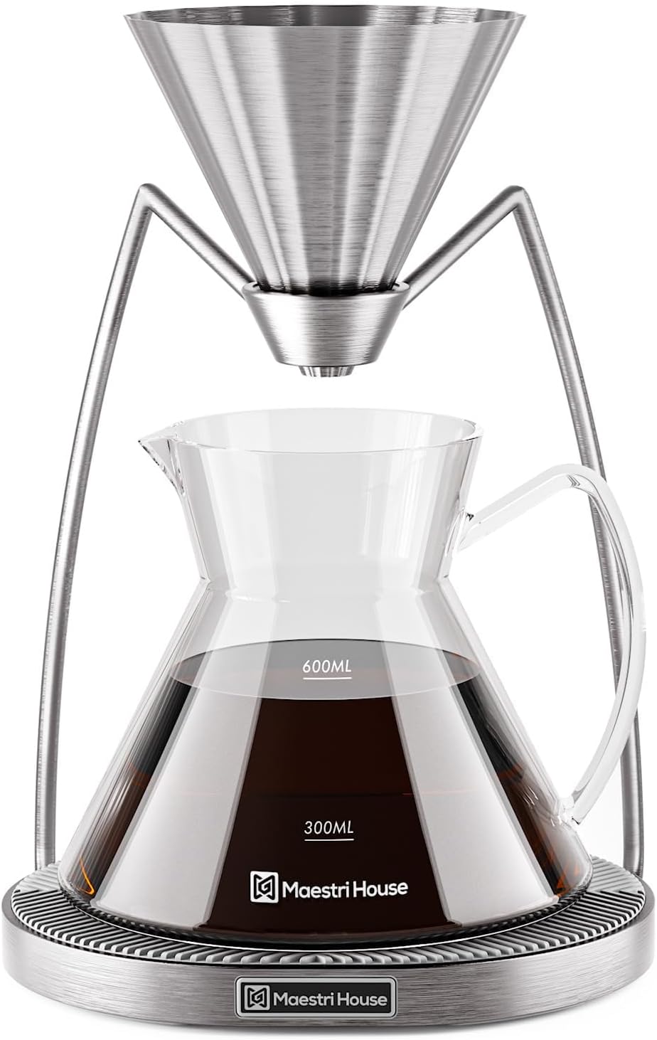 Amazon.com: TOCLIU Pour Over Coffee Maker,V60 Pour Over Coffee Maker ...