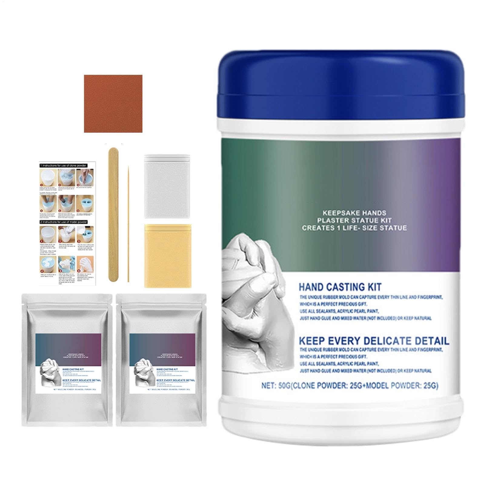 Amazon.com: Clay Hand Molding Kit - Keepsake Hand Mold Kit | Plaster ...