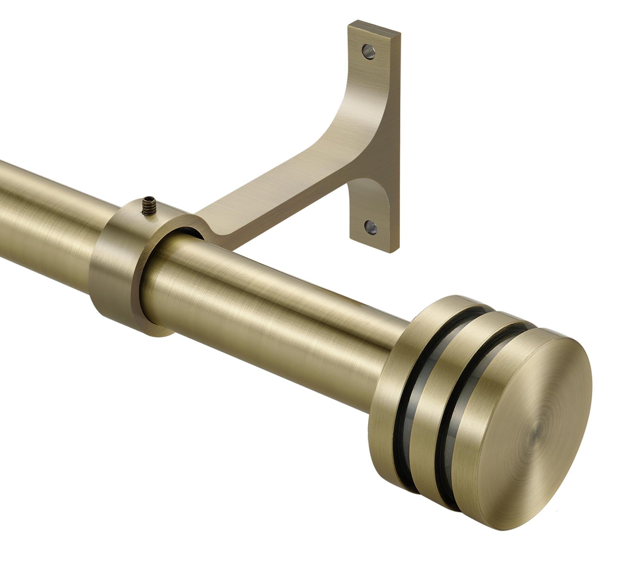 Amazon.com: Single Curtain Rods 72-144 Inches,1 inch Heavy Duty ...