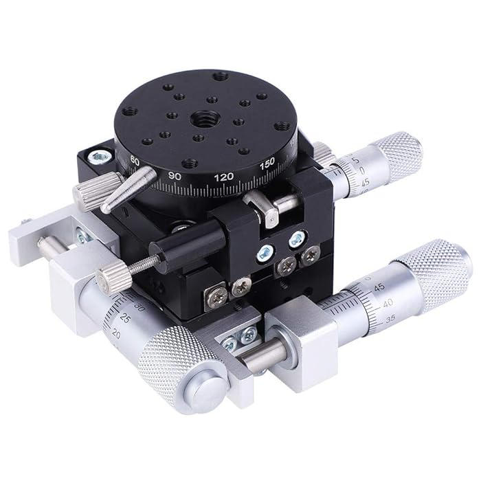 Buy XYR 3 Axis Linear Stage 40x40mm Micrometer Manual Precision Linear ...