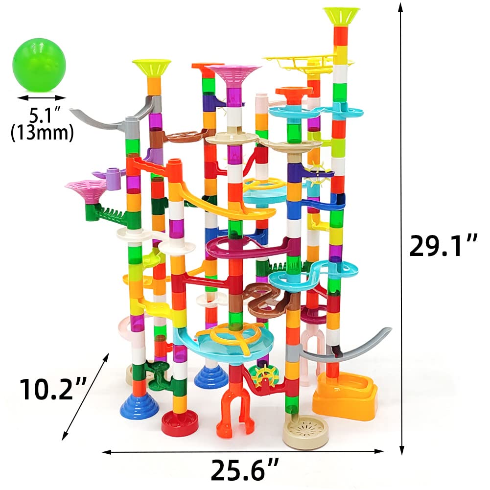 DSHMIXIA Marble Run Marble Maze Race Track with Glowing Marbles for ...