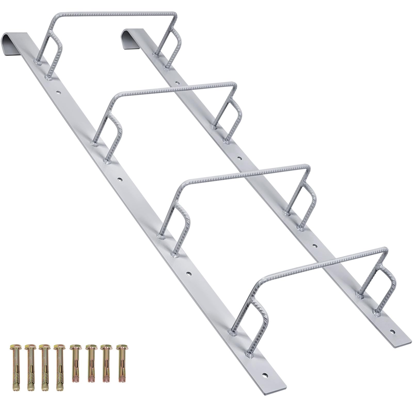 4-Step Fire Escape Ladder, 42.52"x 17.91"(LxW) Basement Egress Ladder ...