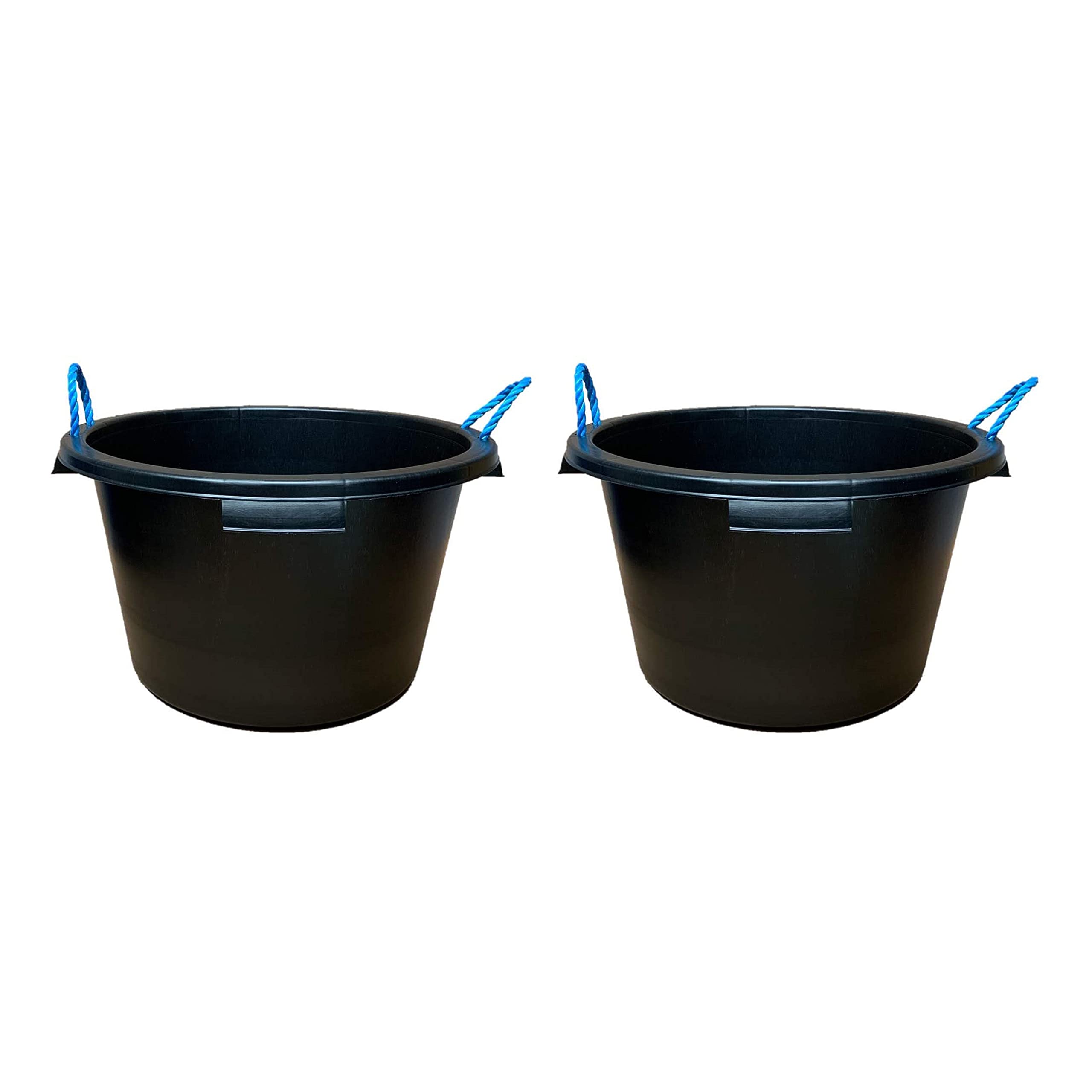 Buy M1SS (Set of 2)- 45L Black Heavy Duty Plasterer Mixing Cement Muck ...