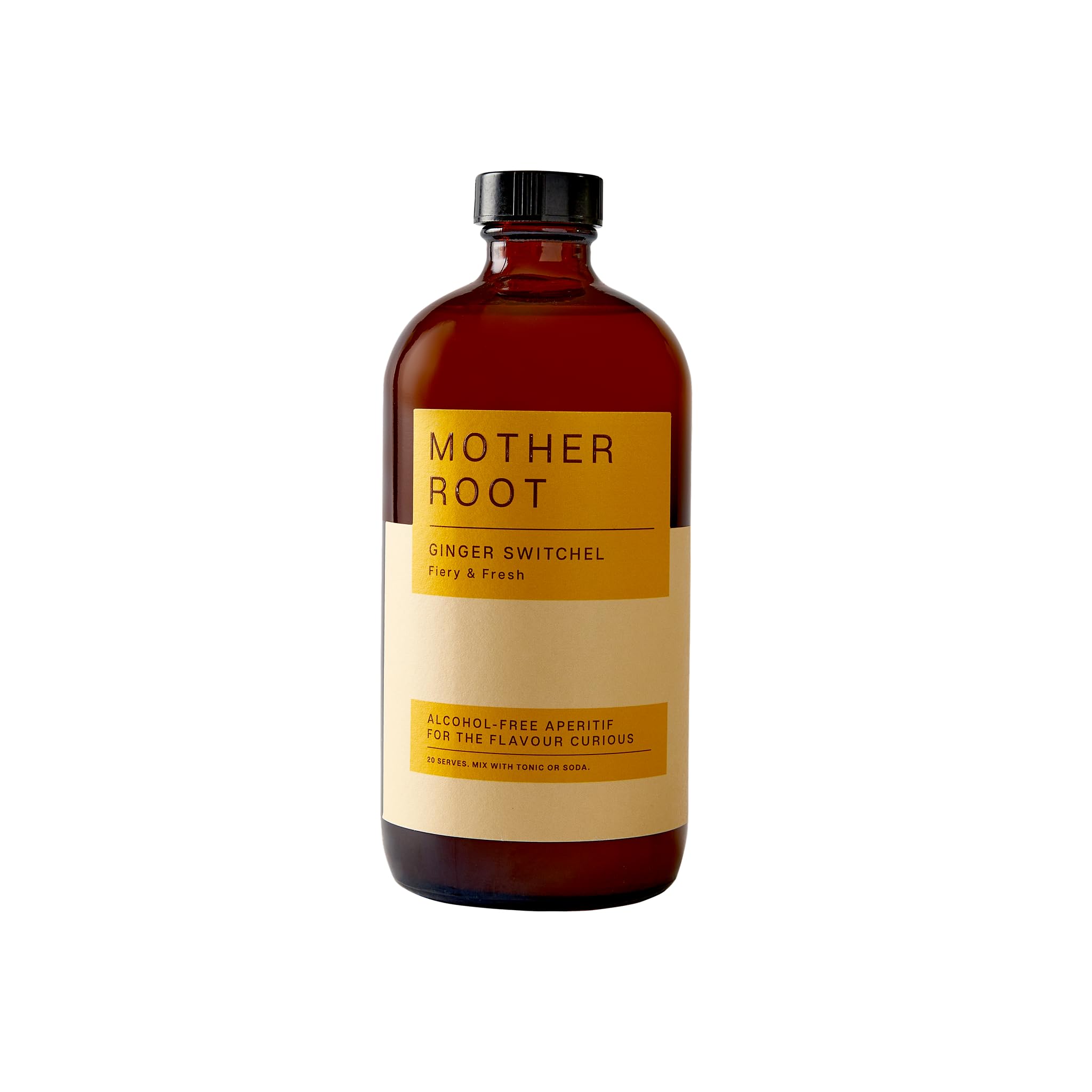 Mother Root Ginger Switchel 480ml | Award Winning Fiery + Fresh Alcohol ...