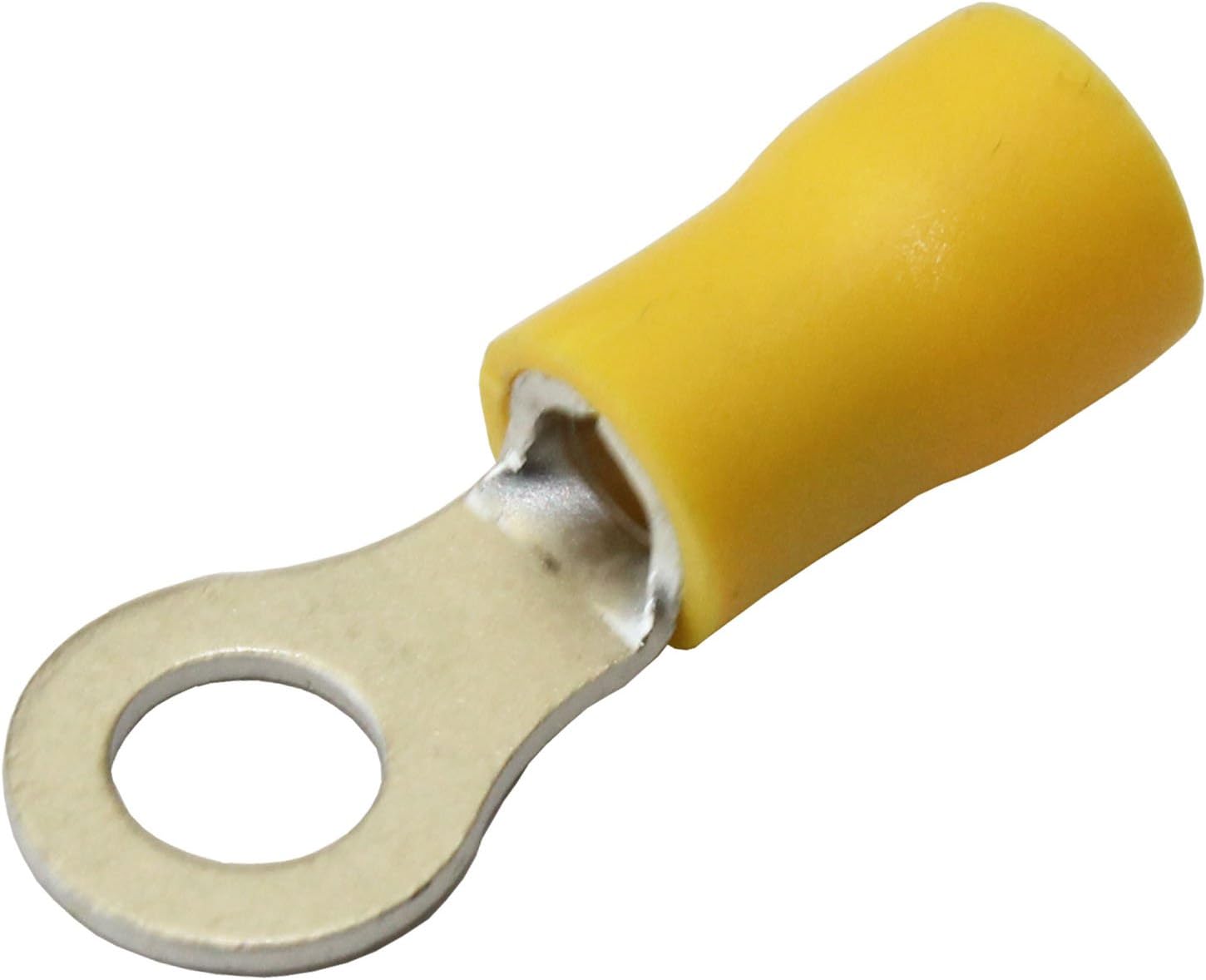 All Trade Direct 20 x Yellow 6.4mm Ring Insulated Wire Connector ...