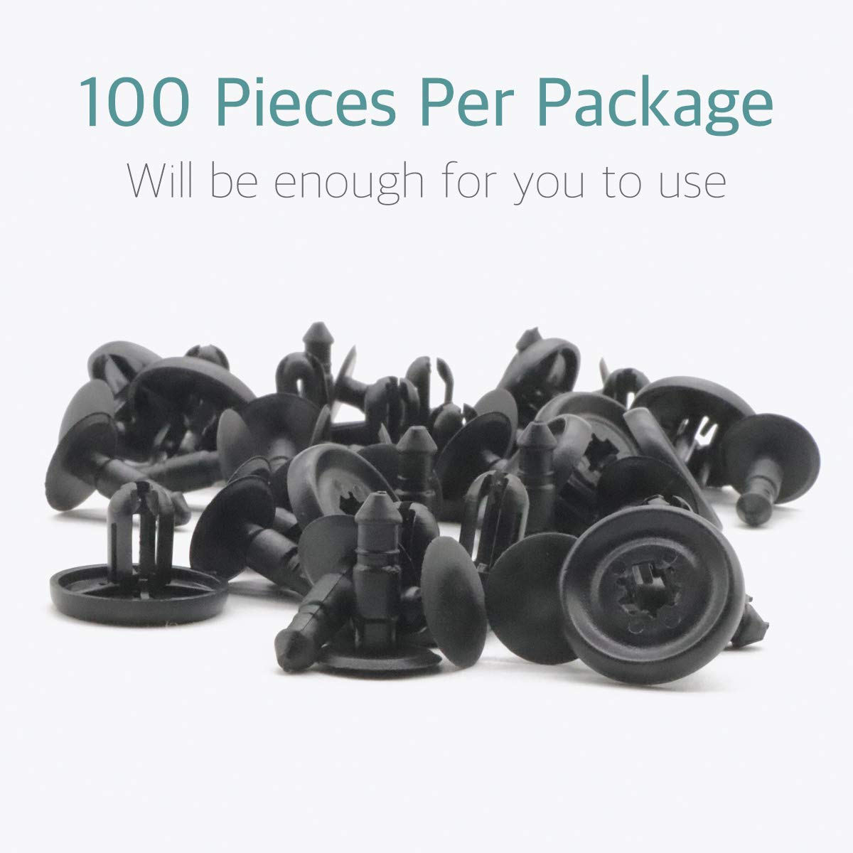 Snapklik.com : 100 Pcs Engine Under Cover Push-Type Retainer Clips For ...