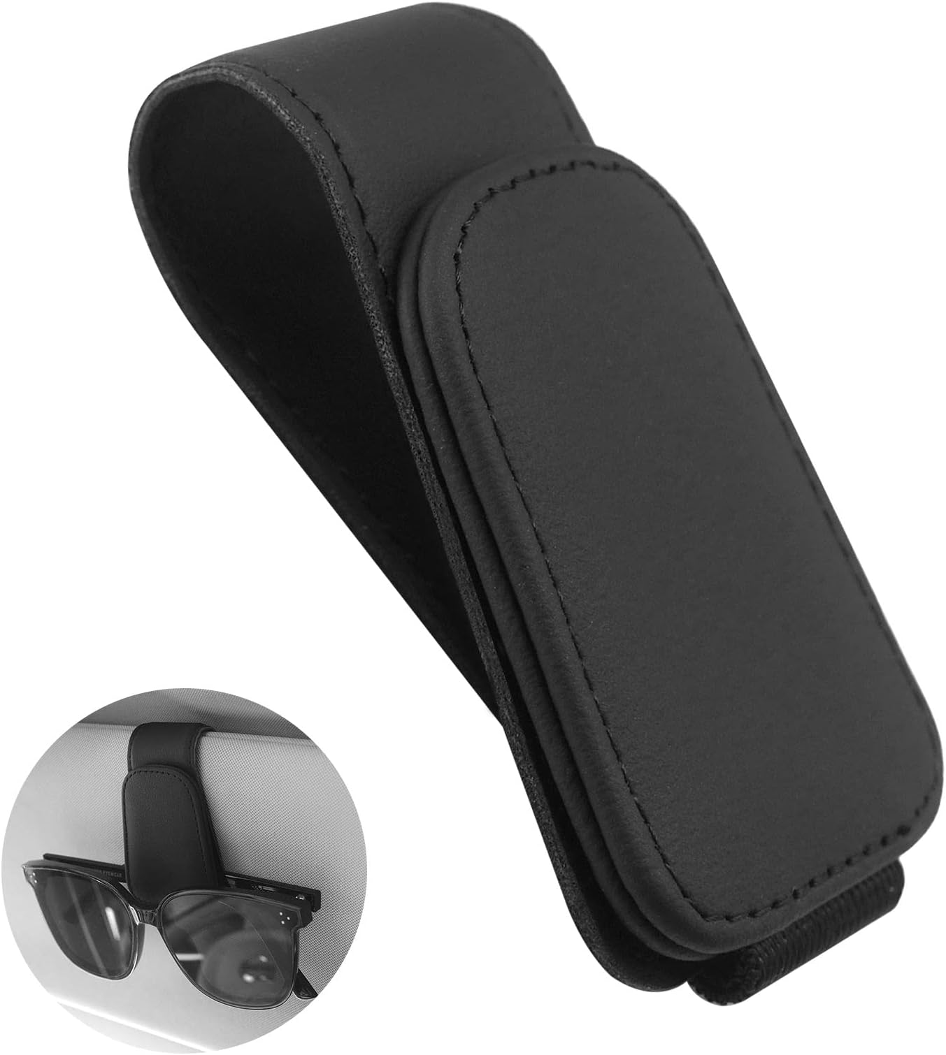 Amazon.com: Tallew 4 Pcs Car Visor Clip with Silicone Non Slip Pad ...