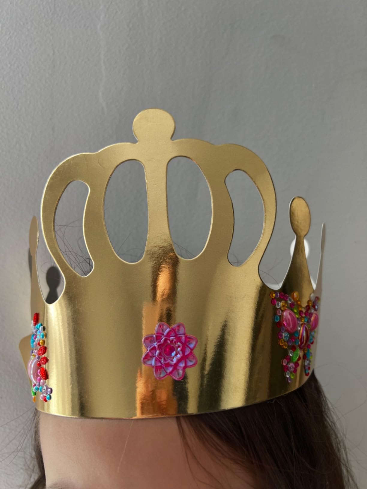 Fyihoxi Lot de 20 couronnes en papier doré - Couronnes d'anniversaire ...