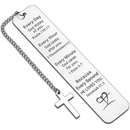 Amazon.com: Inspirational Christian Bookmark for Girls Daughter ...