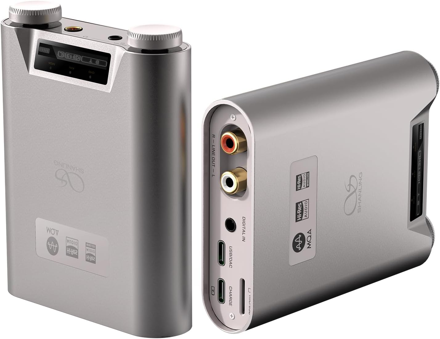 Amazon.com: SHANLING H5 Portable DAC/AMP,HiFi Music Player,Headphone Amplifier,Dual AK4493SEQ ...