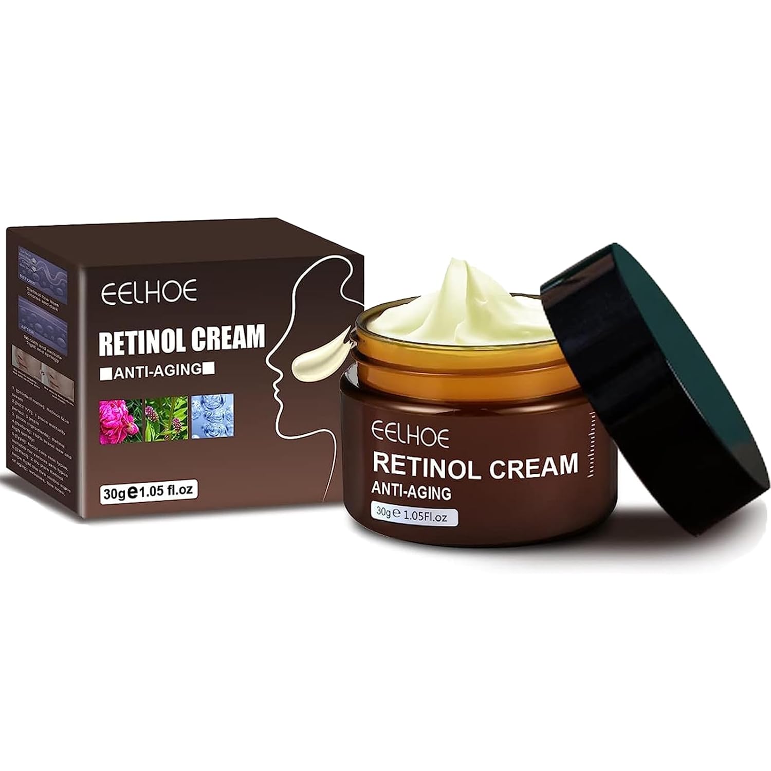 Amazon.com: Retinol Anti Aging Wrinkle Removal Skin Firming Cream ...