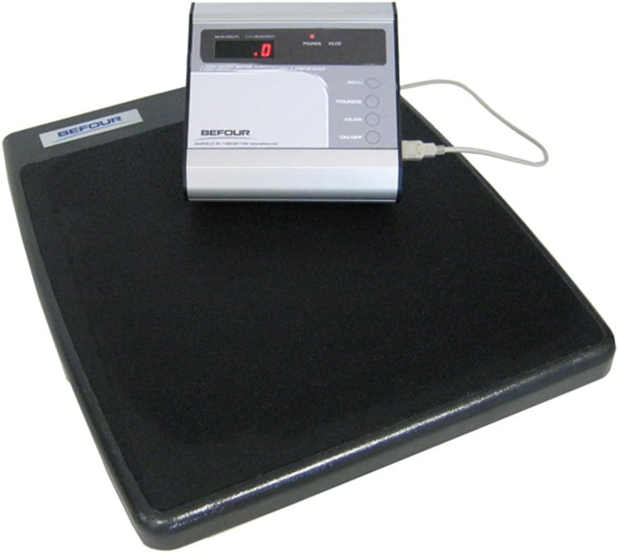 Amazon.com: Befour FS-0900 (FS0900) Health & Fitness Stand-On Scale ...