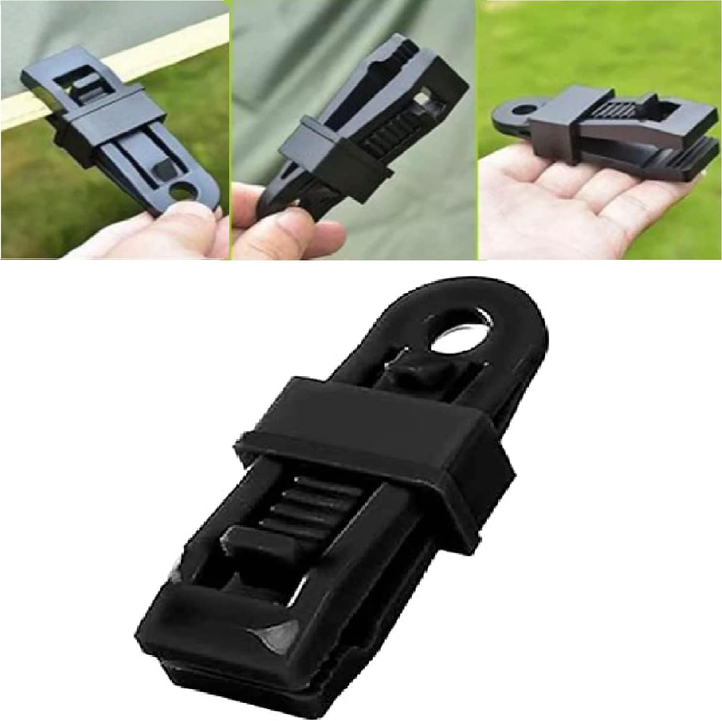 Adjustable Heavy Duty Lock Grip for Tarp & Shade Cloth, 50 PCS Shade ...