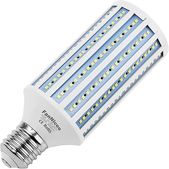LED Corn Light Bulb 500W Equivalent 60W 6000Lumen 6500k E39 Mogul Base ...