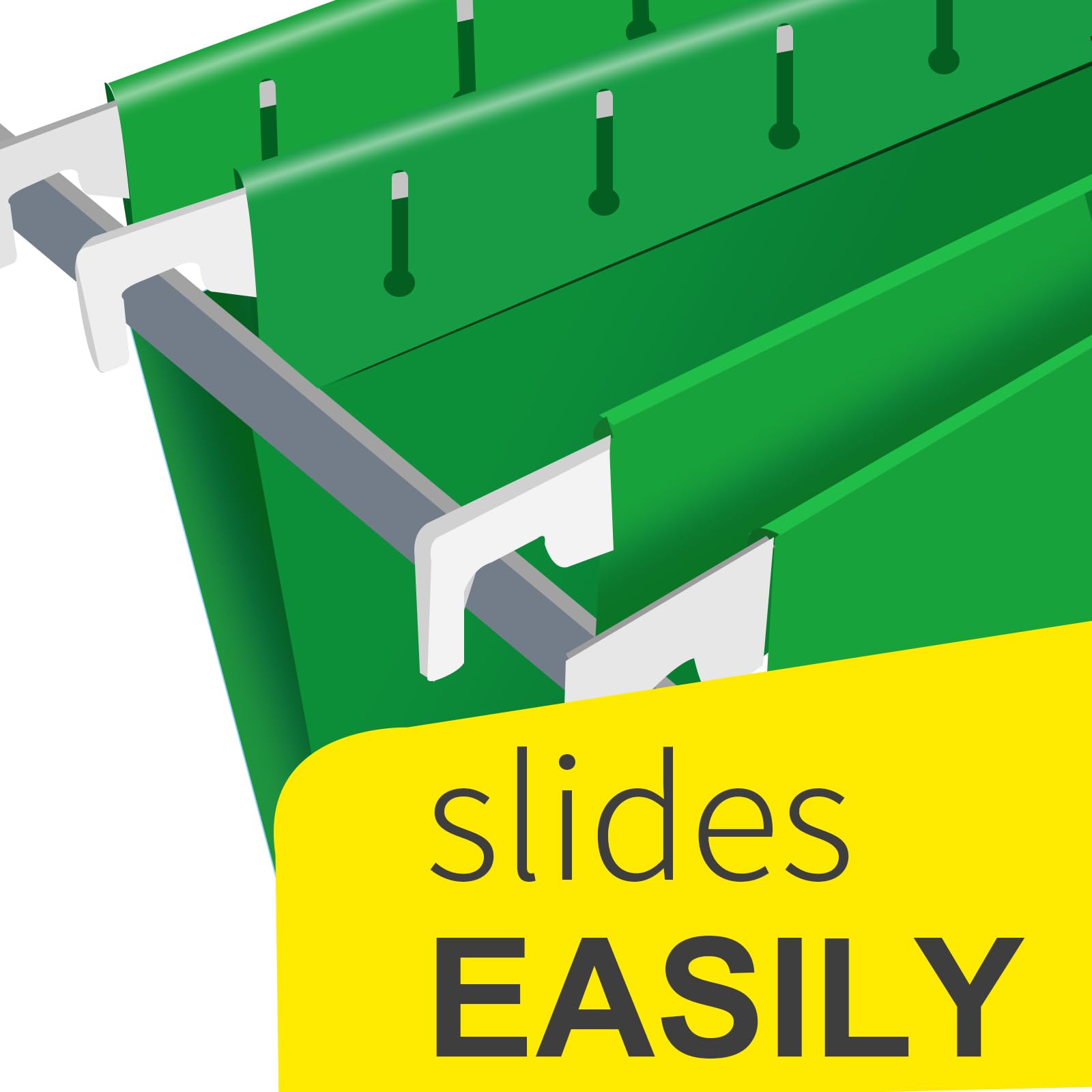 Snapklik.com : HERKKA Extra Capacity Hanging File Folders, 60 Pack ...