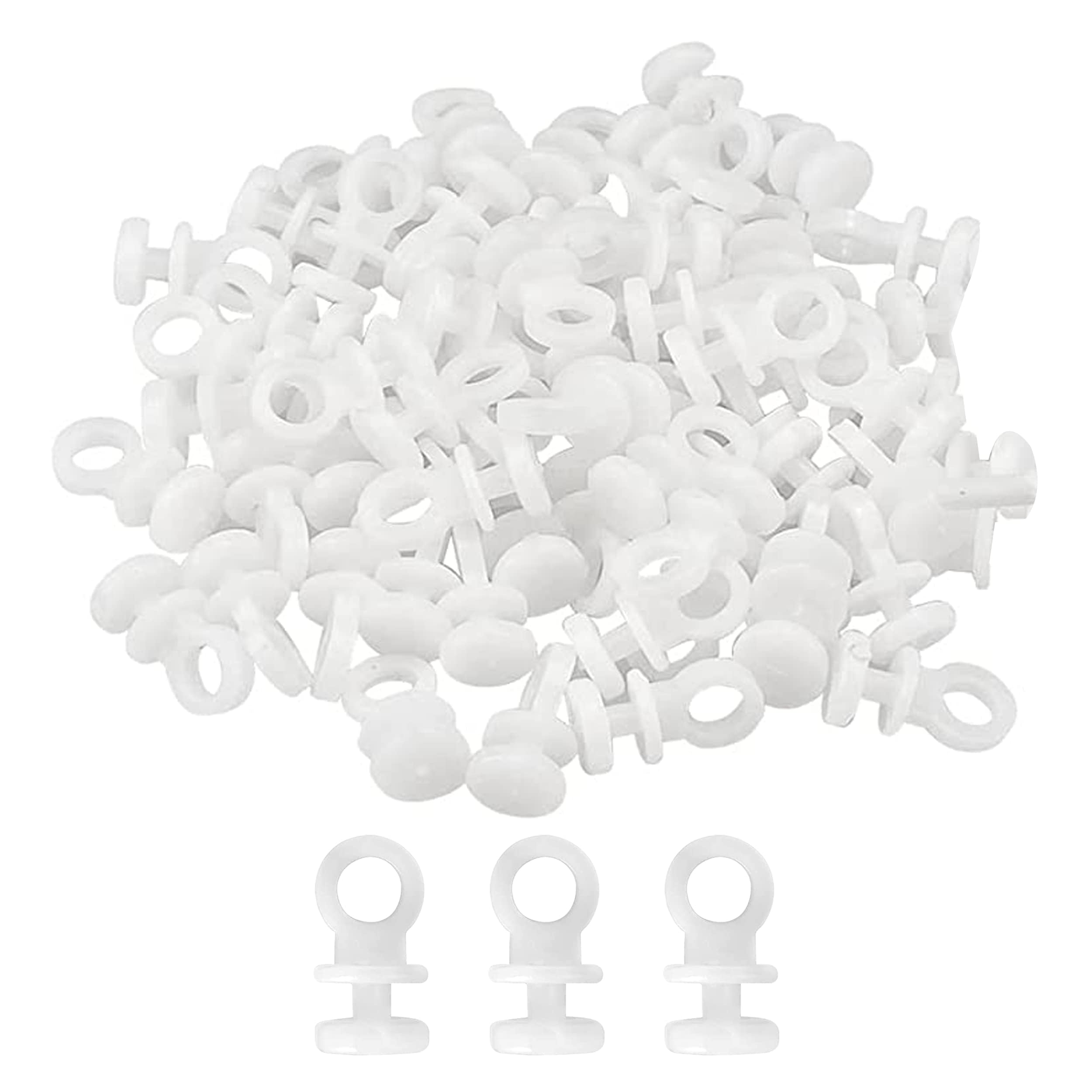 100Pcs Curtain Track Gliders, Plastic Curtain Rail Gliders, Caravan ...