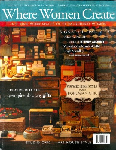Where Women Create Feb/Mar/Apr 2009 (Inspiring Work Spaces Of ...