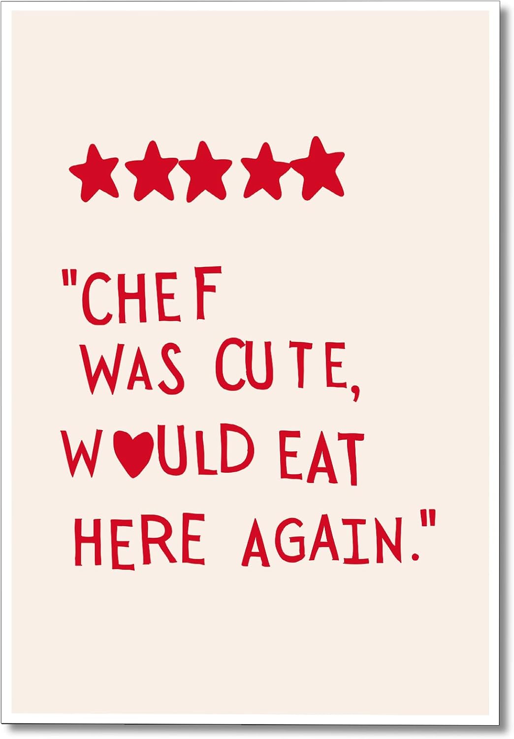 Amazon.com: pedkvtmewo Cute Kitchen Canvas Wall Art, Minimalist Heart ...