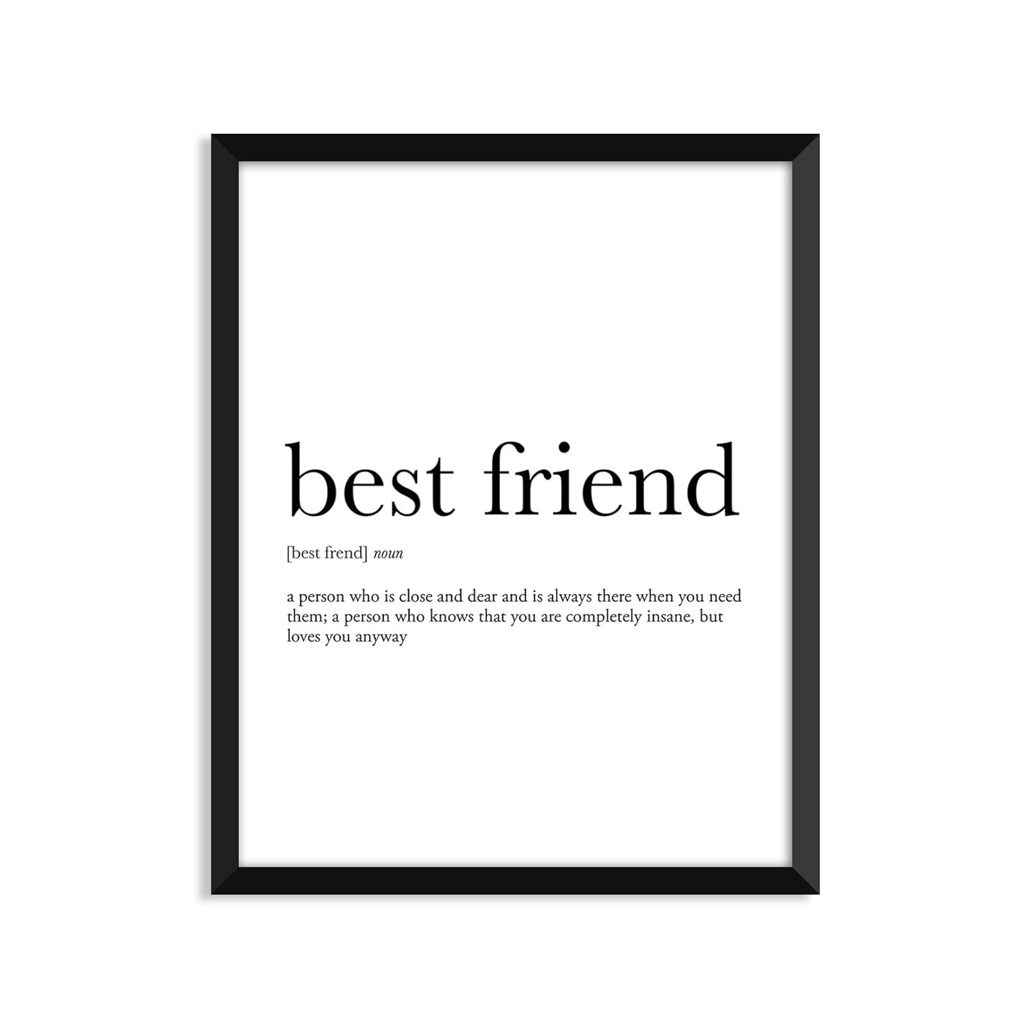 Amazon Best Friend Definition Unframed Art Print Poster Or amazon-best-friend-definition-unframed-art-print-poster-or