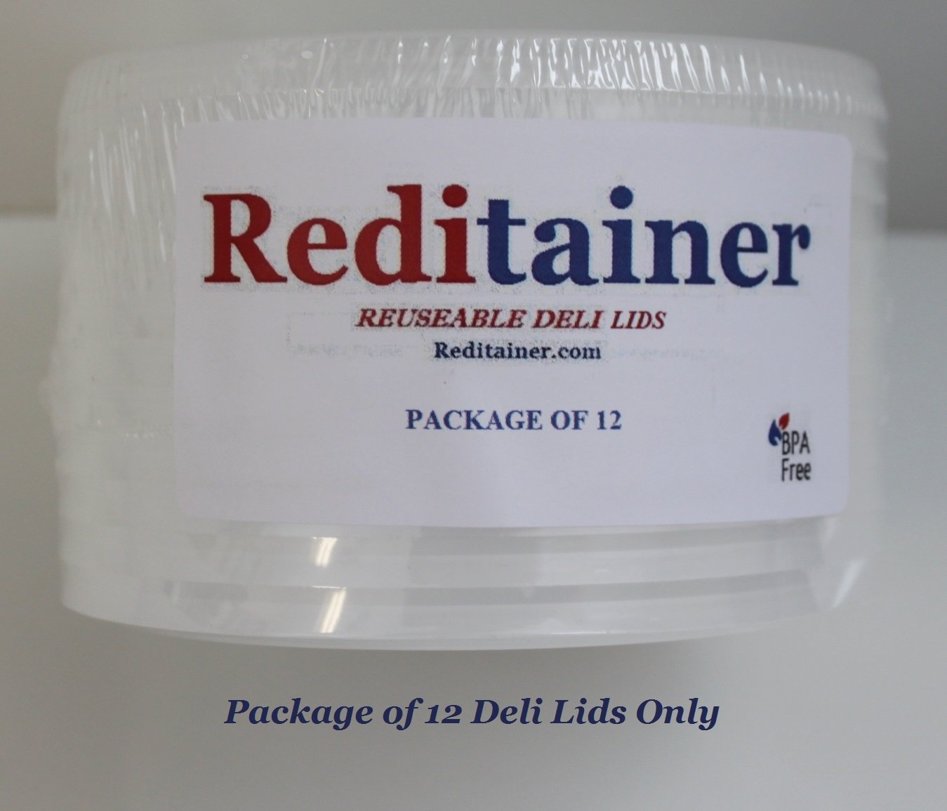 Amazon.com: Reditainer® Deli Container Lids - Airtight Durable Plastic ...