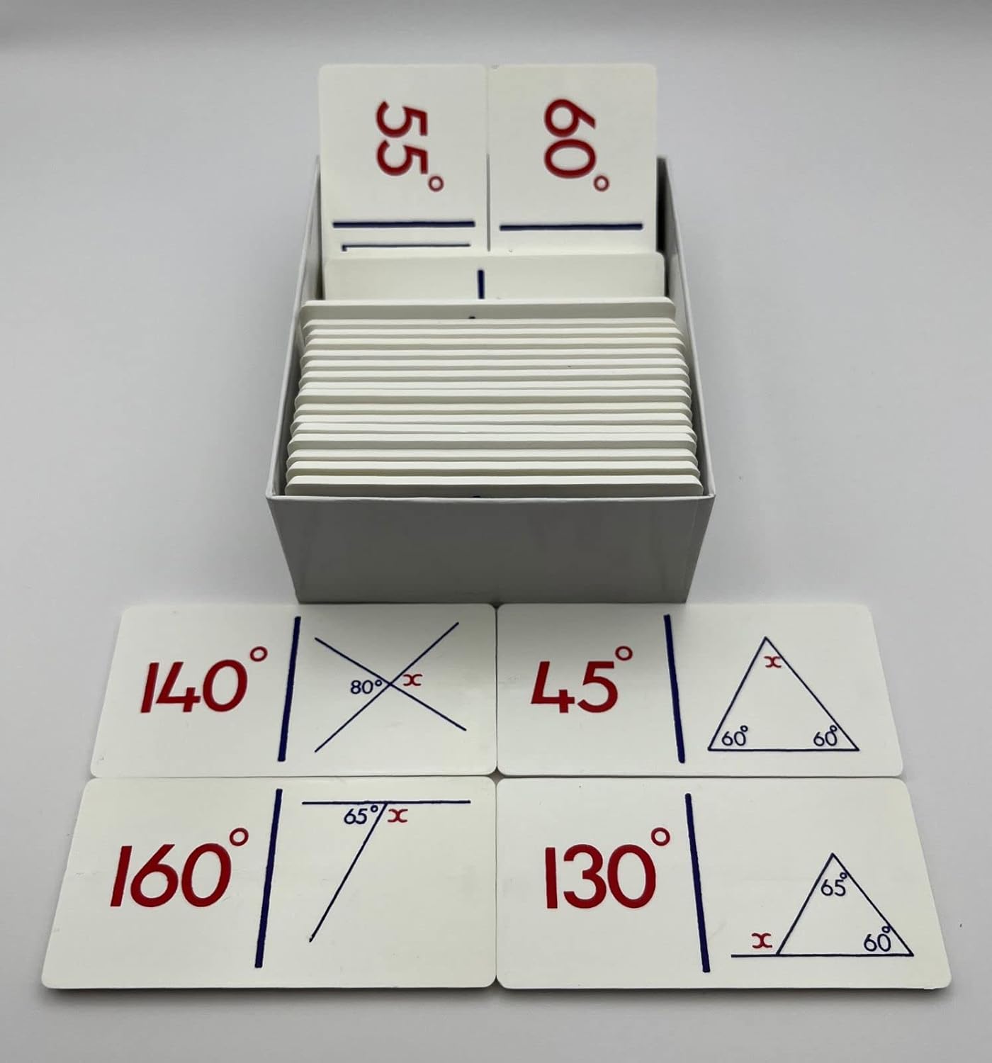 Pack of 24 Angle Study Calculation Dominoes T675 Up to 4 Players ...
