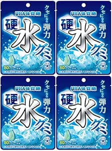 Amazon | 【まとめ買い4袋】硬水グミ UHA味覚糖 80g×4袋 販路限定 クセになる弾力グミ 水グミ 氷グミ ソーダ | ノーブランド品 | グミ 通販