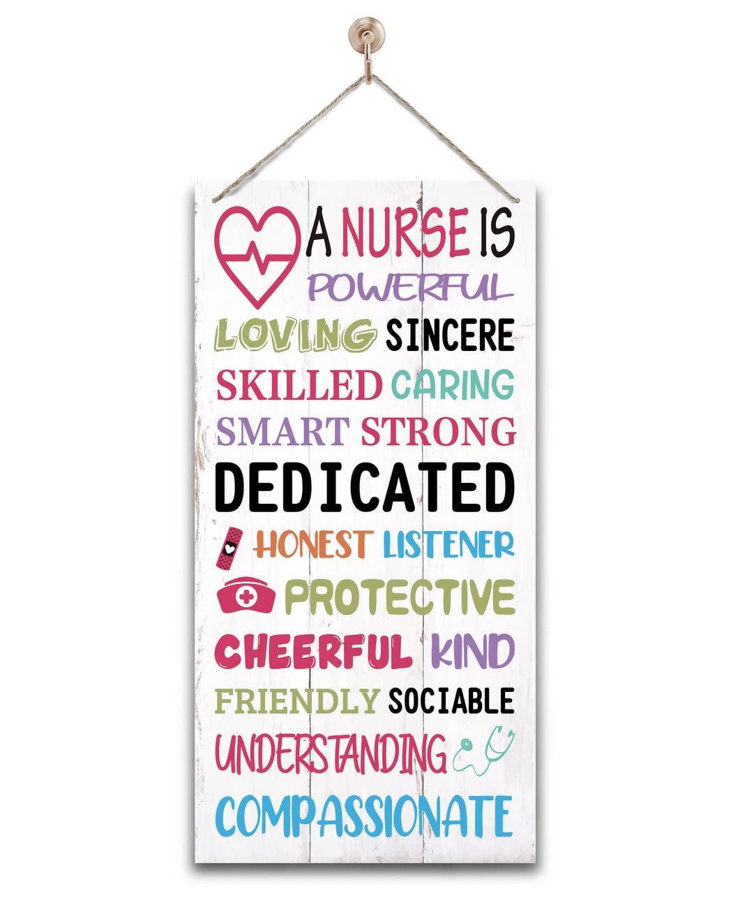 Snapklik.com : Nurse Office Hanging Sign Decor - Rustic Walls