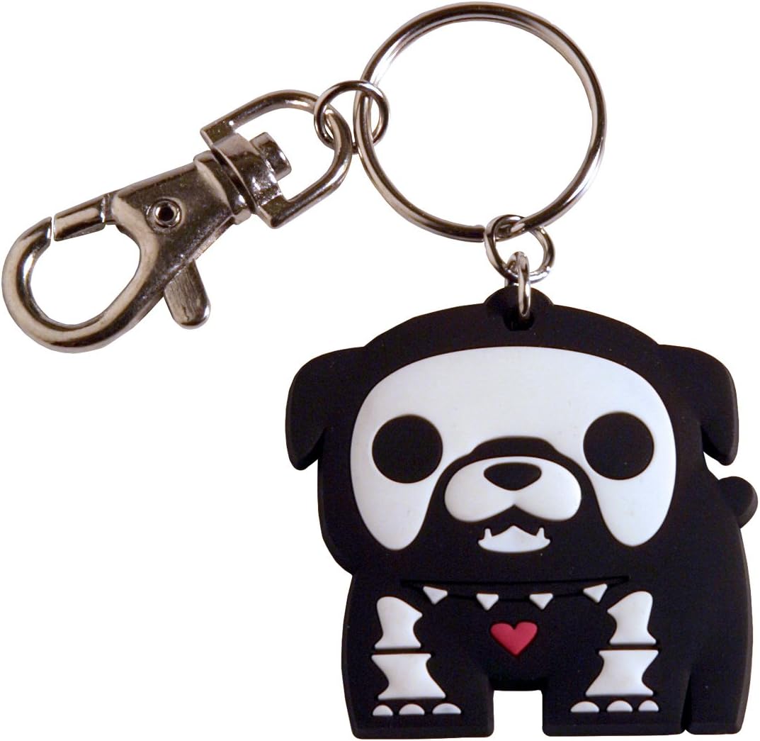 Amazon.com: Toynami Skelanimals PVC Character Keychain: Max The Bulldog ...