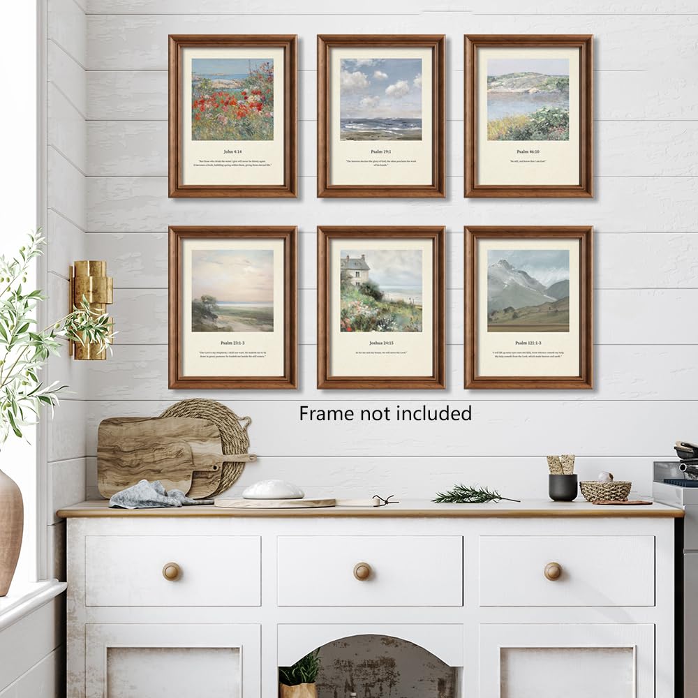 Snapklik.com : Xbsifyiooa Christian Bible Verses Canvas Wall Art, 6 ...