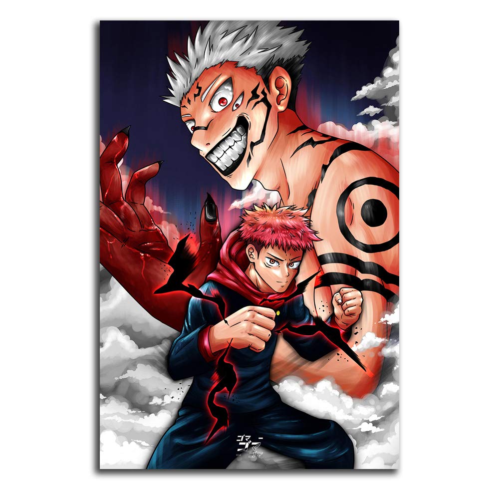 Buy Trelemek Jujutsu Kaisen Office Wall Decor Artwork Art 16" x 24 ...