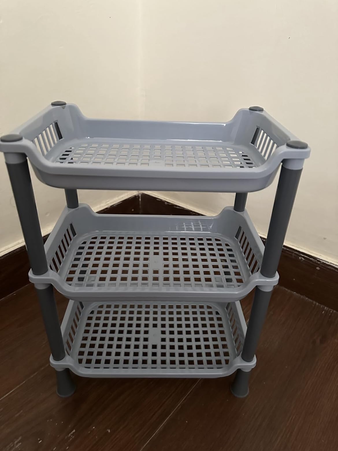 Kuber Industries Plastic 3-Layer Kitchen Rack For Storage ...