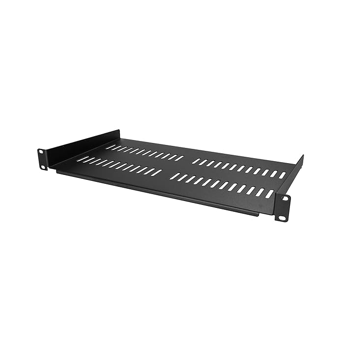 Buy StarTech.com 1U Server Rack Shelf - Universal Vented Rack Mount ...