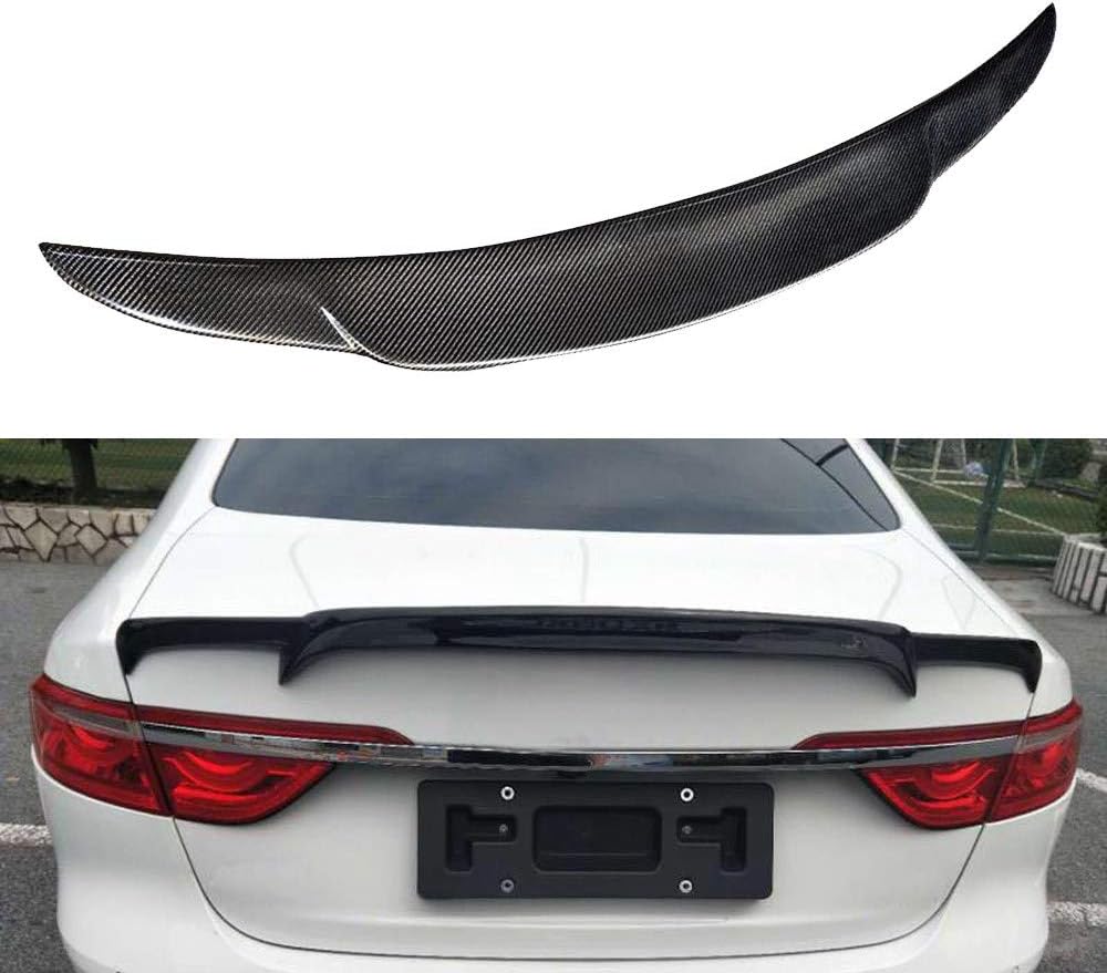 GLFDYC Auto Fibra de Carbon Alerón Trasero Spoiler, para Jaguar XF XFL ...