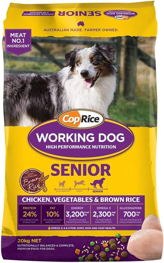 Coprice Working Dog Senior Chicken 20Kg : Amazon.com.au: Pet Supplies