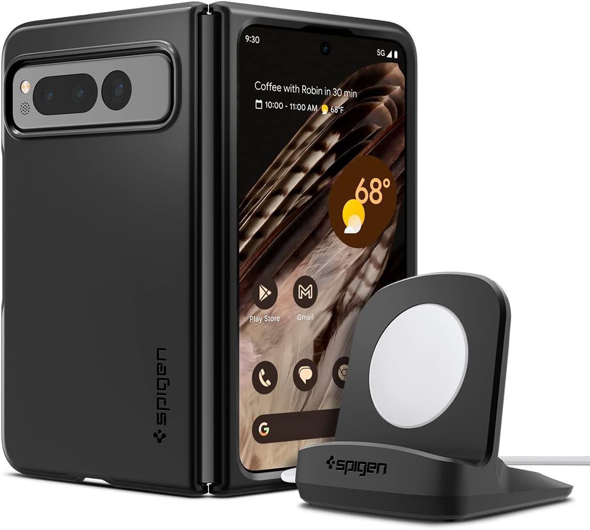 Amazon.com: Spigen Thin Fit Designed for Pixel Fold Case and S354 Stand ...