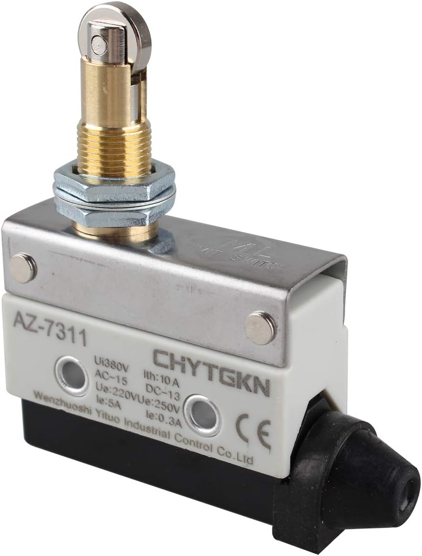 Futheda Horizontal Limit Switch AZ-7311 TZ-7311 Micro Momentary Parallel Roller Plunger Actuator ...