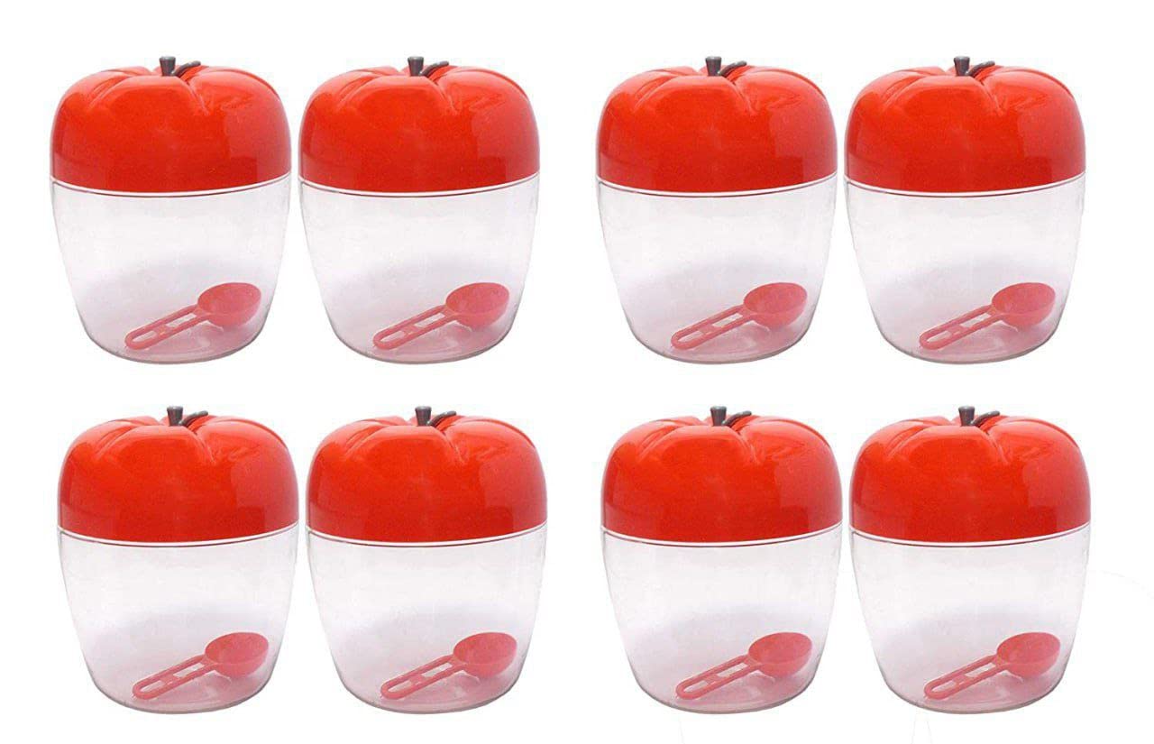 Apple Shape Plastic Bowl Storage Container with Airtight Lid ...