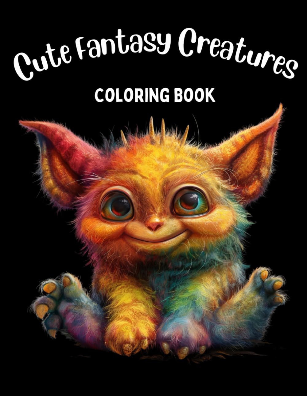Amazon.com: Cute Fantasy Creatures Coloring Book: 51 Coloring Pages For ...