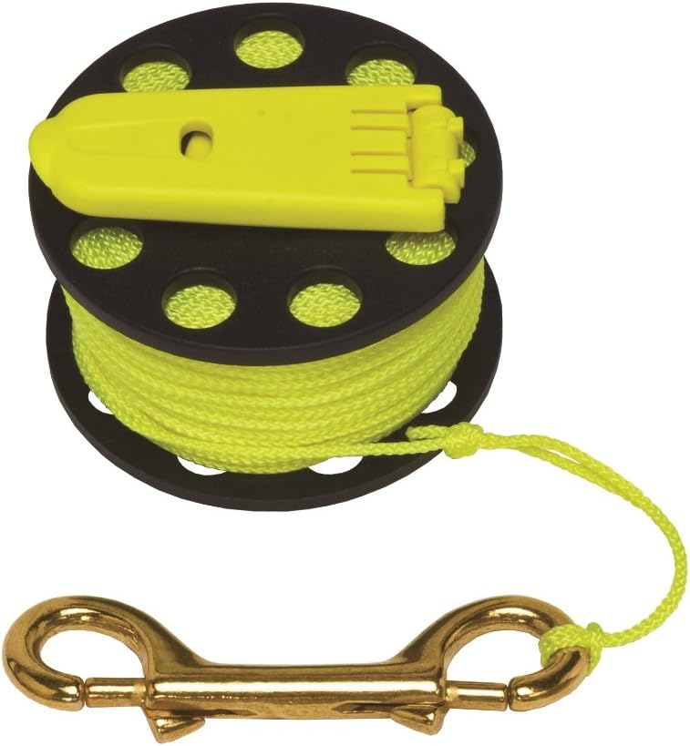 Amazon.com : Innovative Scuba Finger Spool With Hand Winder And Brass ...