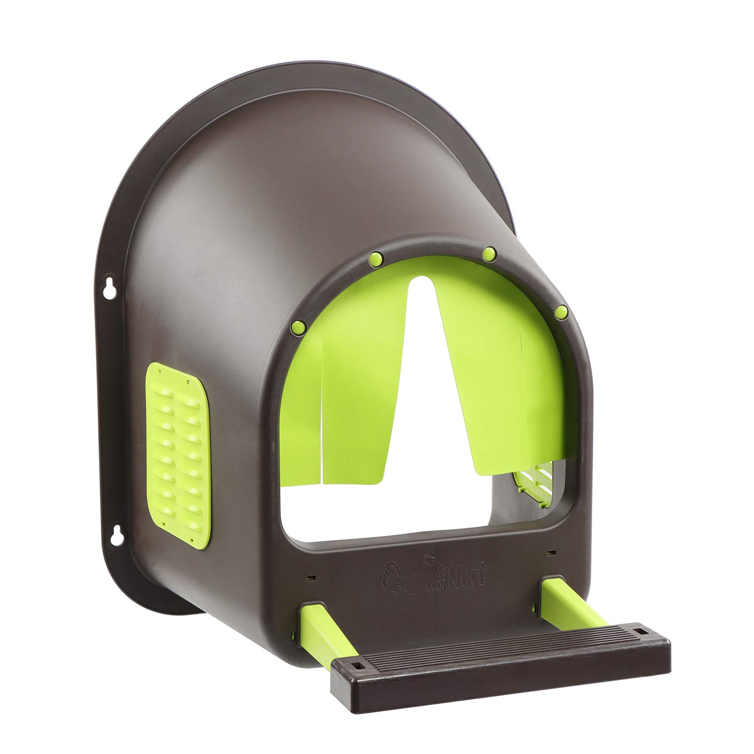 Rural365 Single Chicken Nesting Box 4-Pack, Plastic - Curtained Nest ...