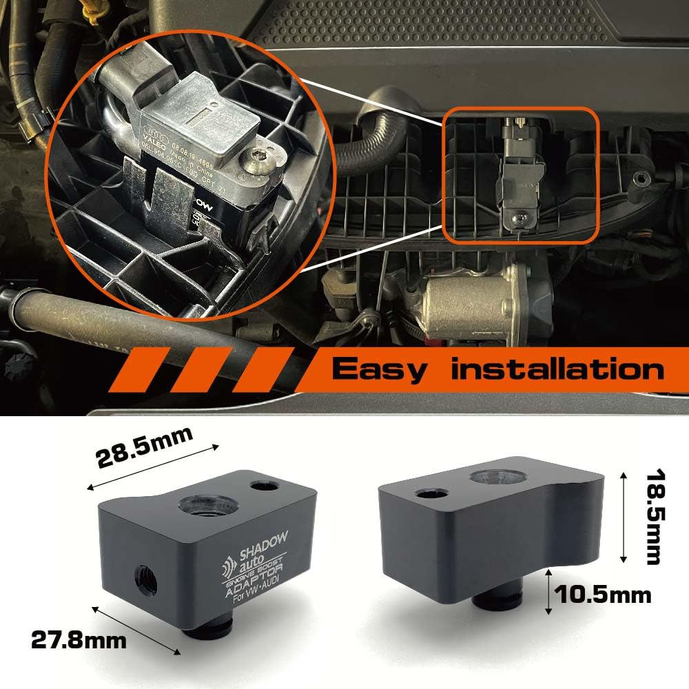 Snapklik.com : Turbo Boost Gauge Sensor Adapter For VW SEAT Audi ...
