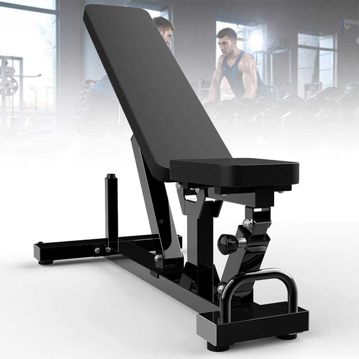 Buy WSZYBAY Foldable Full Body Weight Bench, Semi Commercial Flat ...