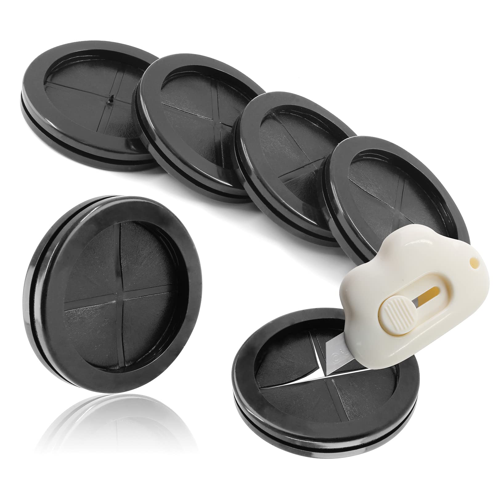 Amazon.com: Zorveiio 2-1/8" ID 2-1/2" Drill Hole Rubber Hole Grommet ...
