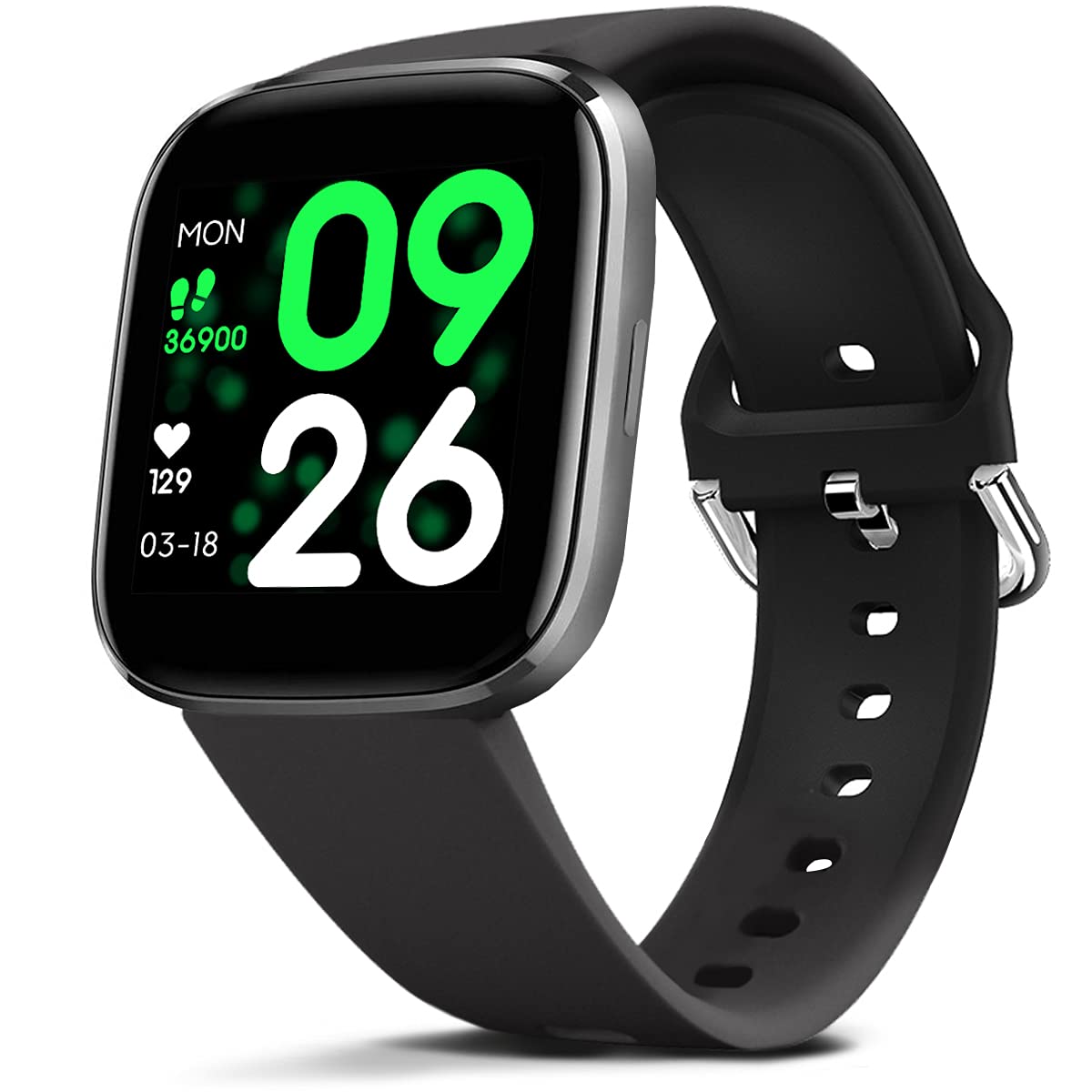 Buy FITVII Smart Watch, Fitness Tracker with Heart Rate Monitor, IP68 ...
