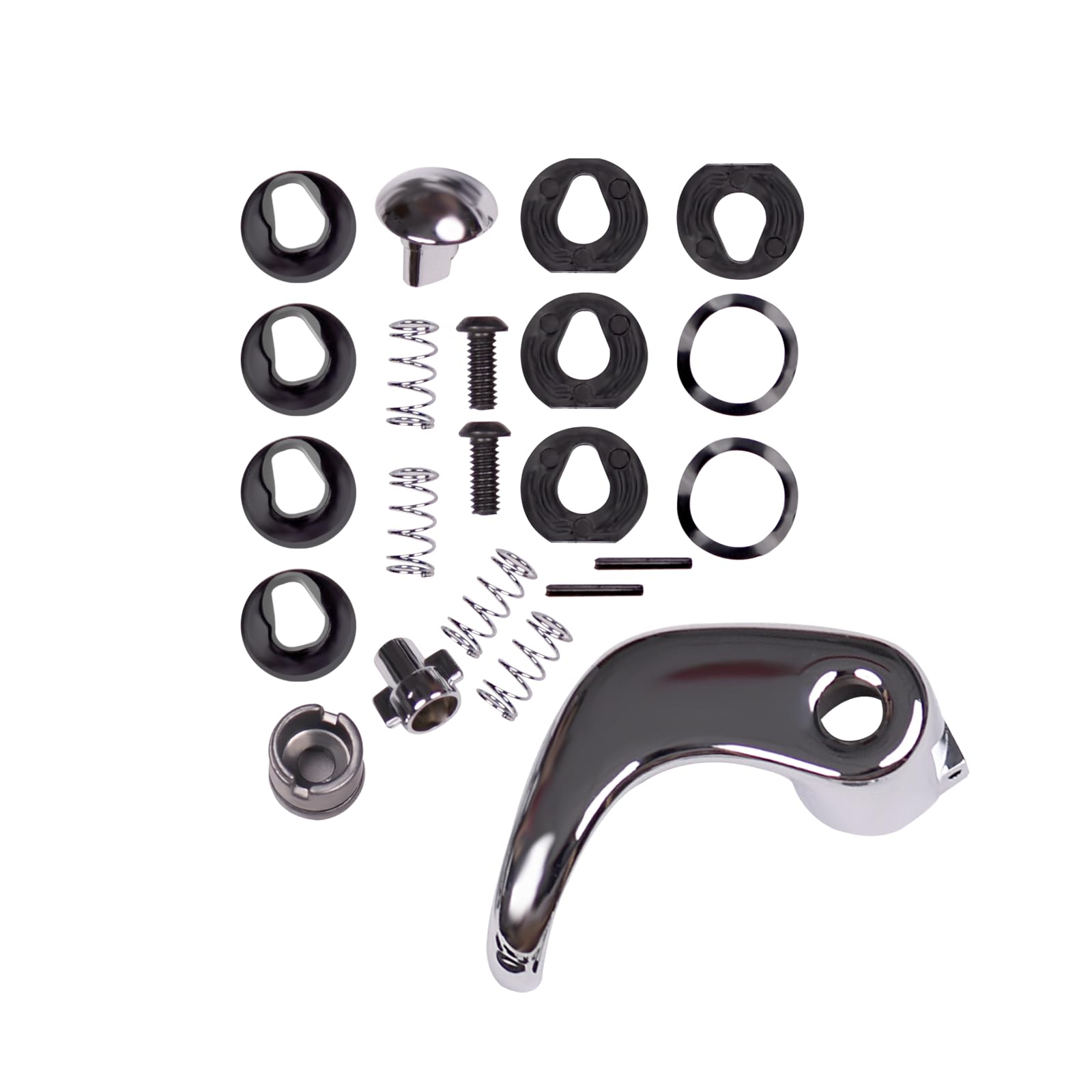 Amazon.com: Right Locking Vent Window Handle Chrome Kits Compatible ...